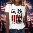 Arlun 4th of July 250th Anniversary USA Patriotic T Shirts Crewneck ...