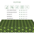 60x84 Inch St Patrick''s Day Rectangle Tablecloth Clover Polka Dot ...