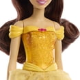 Disney Princess Belle Fashion Doll with Shimmer Dress, Tiara Accessory ...