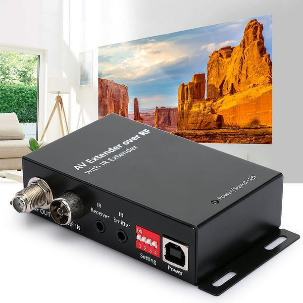 RFAV Extender,Digital Set-Top TV Box AV Repeater RFAV Repeater Leading ...
