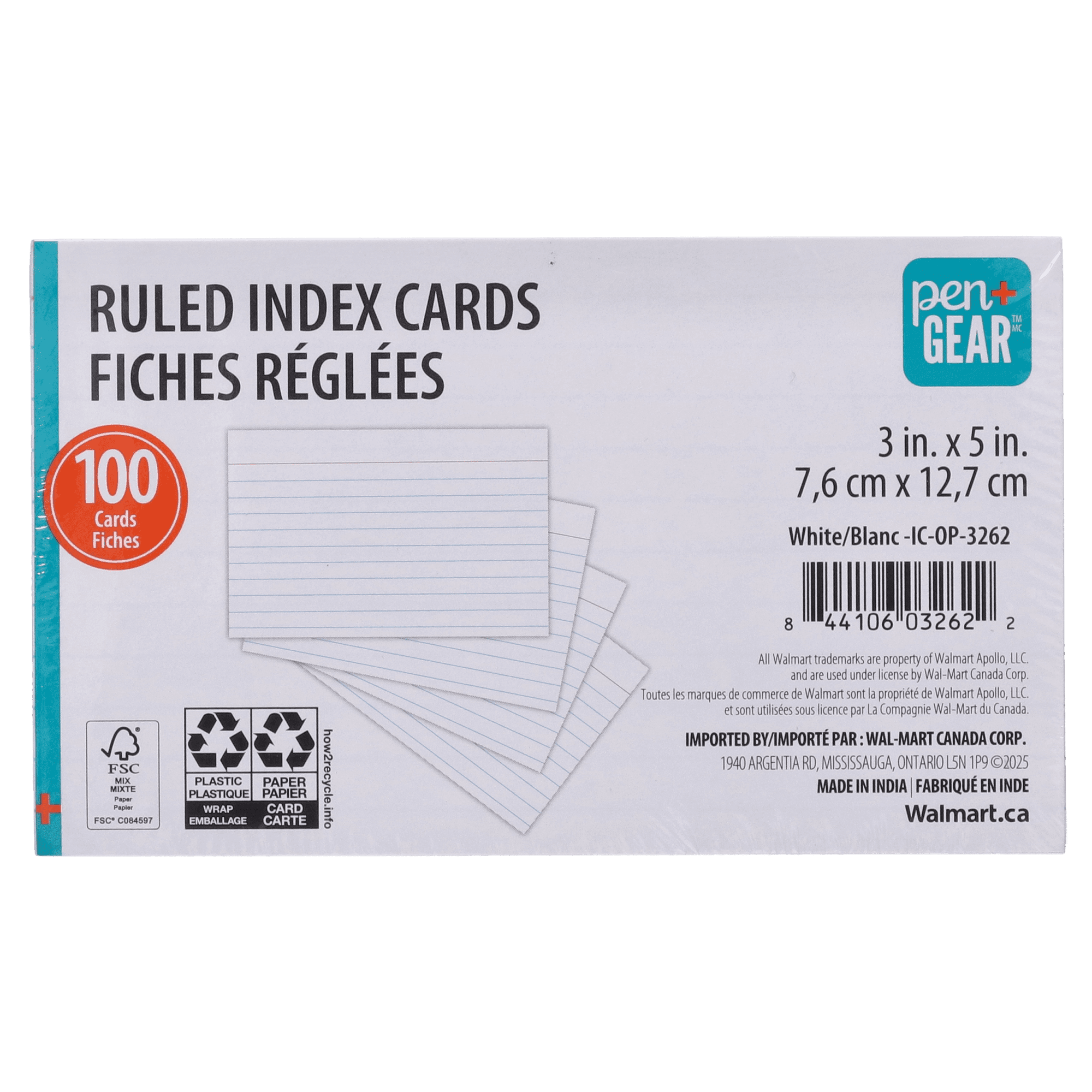 Click here for Pen+Gear Ruled Index Cards prices