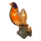 Gift Essentials Bluebird Night Light Stained Glass Nightlight ...