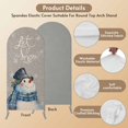 6.6FT Arch Backdrop Covers, Vintage Snowman, Wedding Arch Cover ...