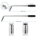 Telescoping Lug Wrench, iMountek Wheel Wrench with CR-V Sockets (17/19 ...