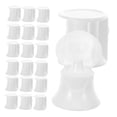 COMPUKAS 50Pcs Toothpaste Tube Top Lid White PP Flip Top Dispenser For ...
