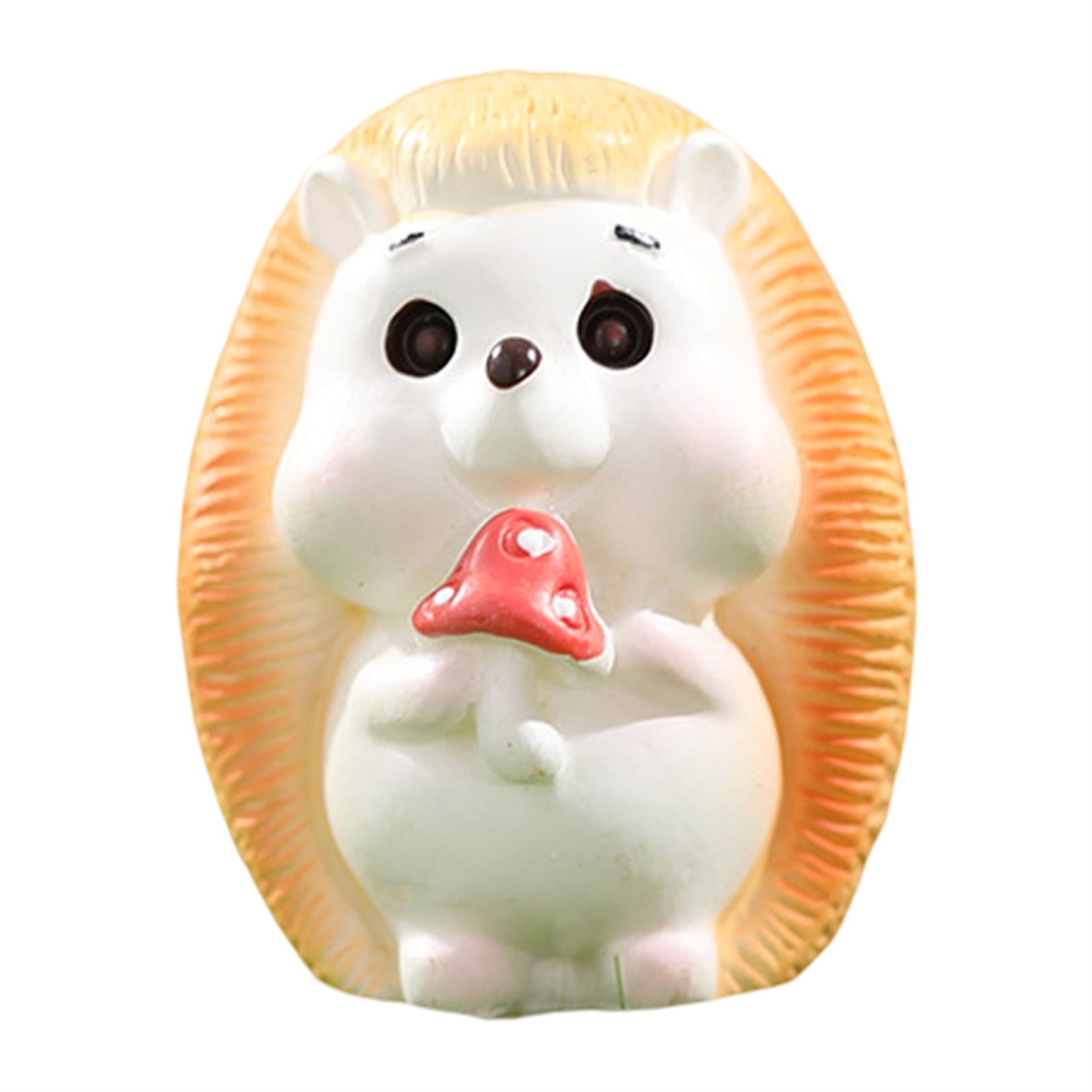 Farfi Hedgehog Figure Resin Craft Mini Cute Gardening Doll Solid Model ...