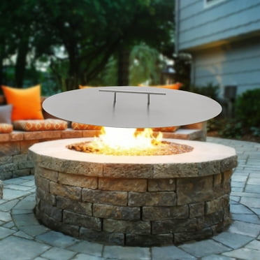 SKYSHALO Spark Guard for Firepits, 36" Wide, Circular Outdoor Fireplace ...