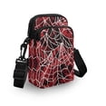 HELLHERO Spider Web Pattern Double Deck Shoulder Bags for Women, Casual ...