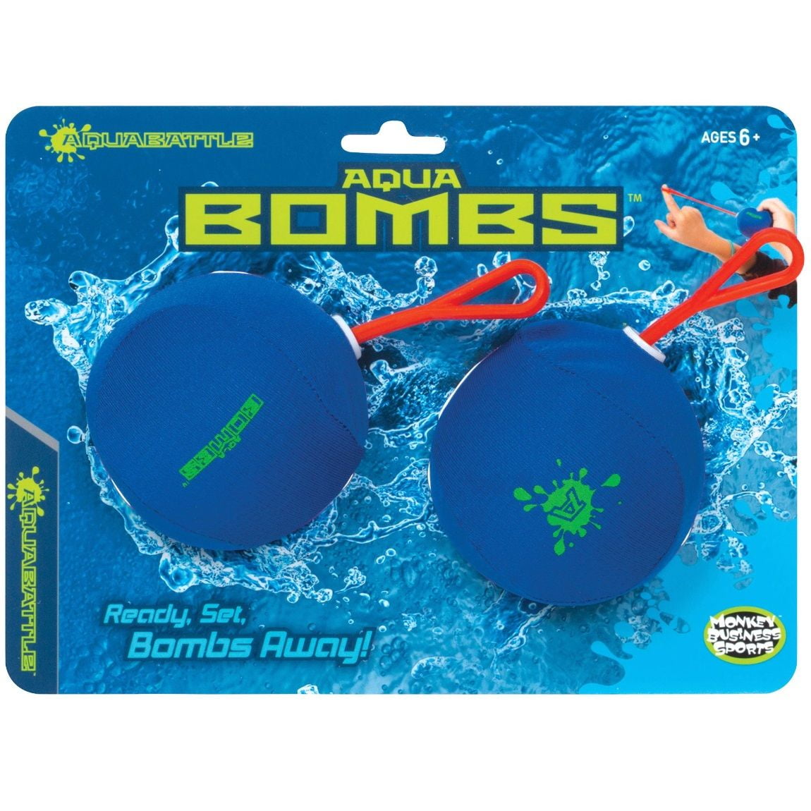 Monkey Business Aqua Battle Bombs - Durable Water Pool & Beach Toy for ...