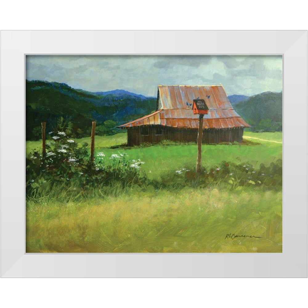 Bansemer, Roger 24x19 White Modern Wood Framed Museum Art Print Titled ...
