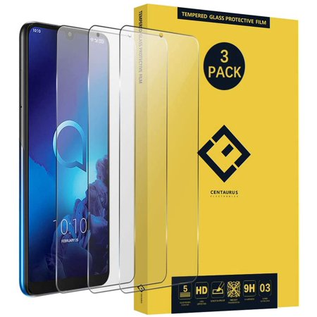Alcatel 3L Screen Protector, [3 Pack] HD Anti-Bubble Case Friendly ...