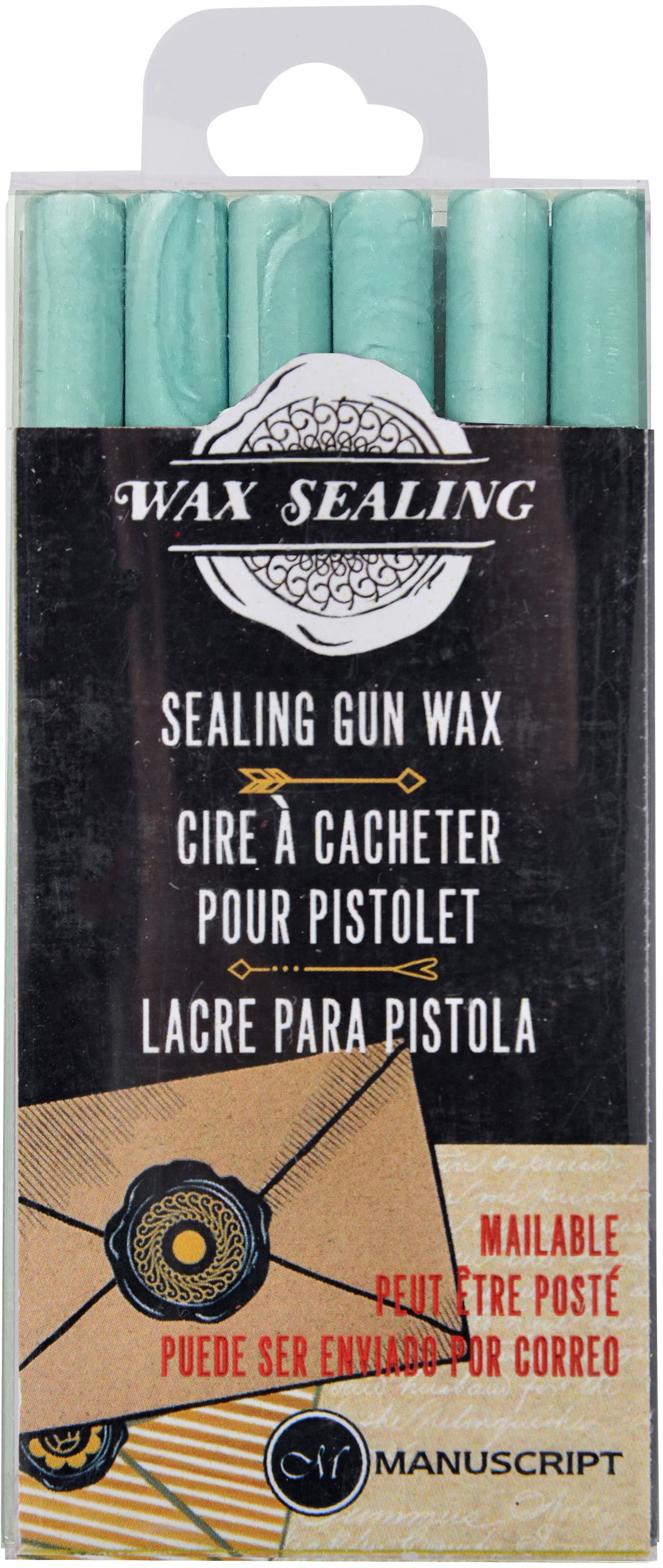 Sealing Gun Wax Sticks 6/Pkg-Aqua - Walmart.com - Walmart.com