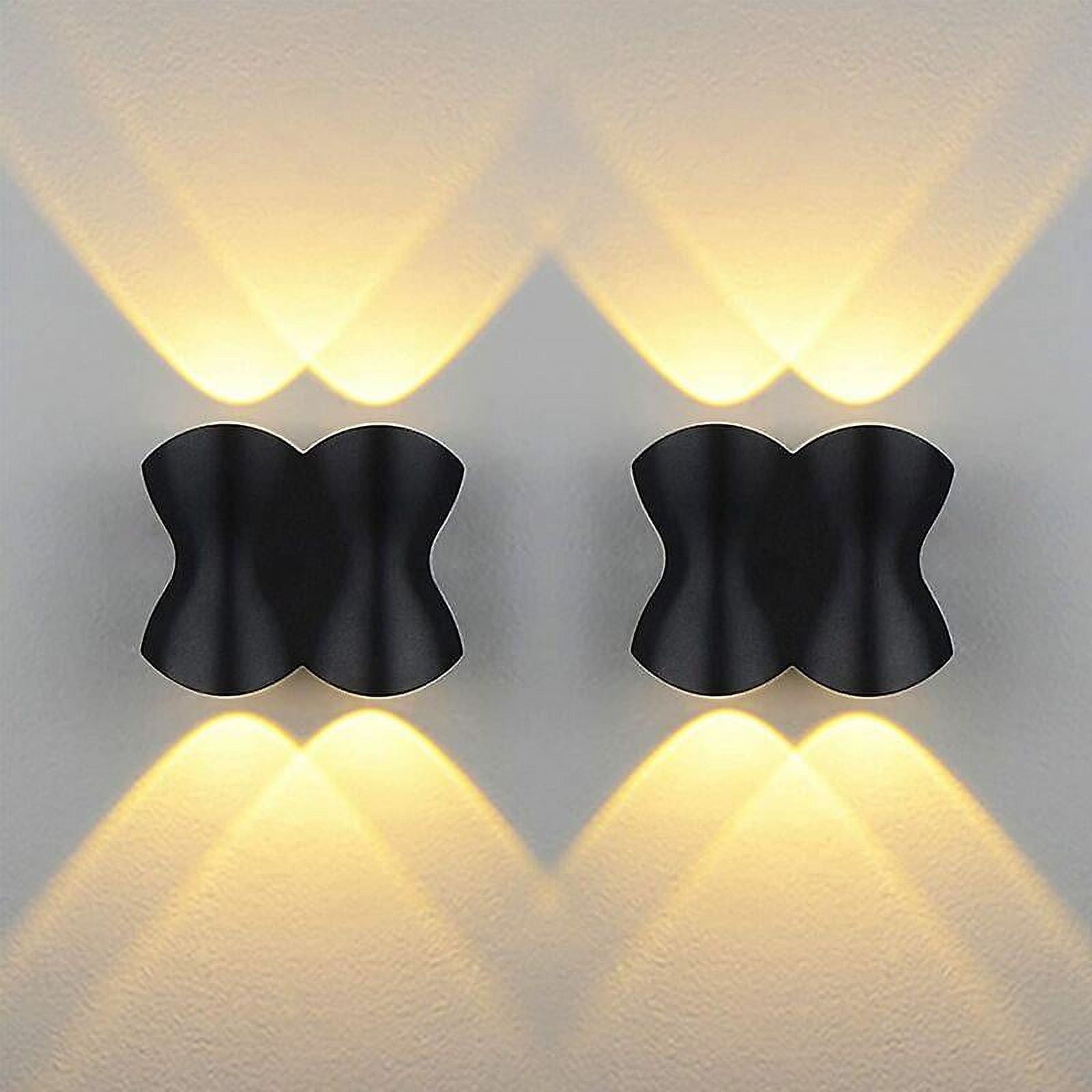 Wall Light 4w 2pcs 3200k Led Indoor Wall Light 220v Warm White Source ...
