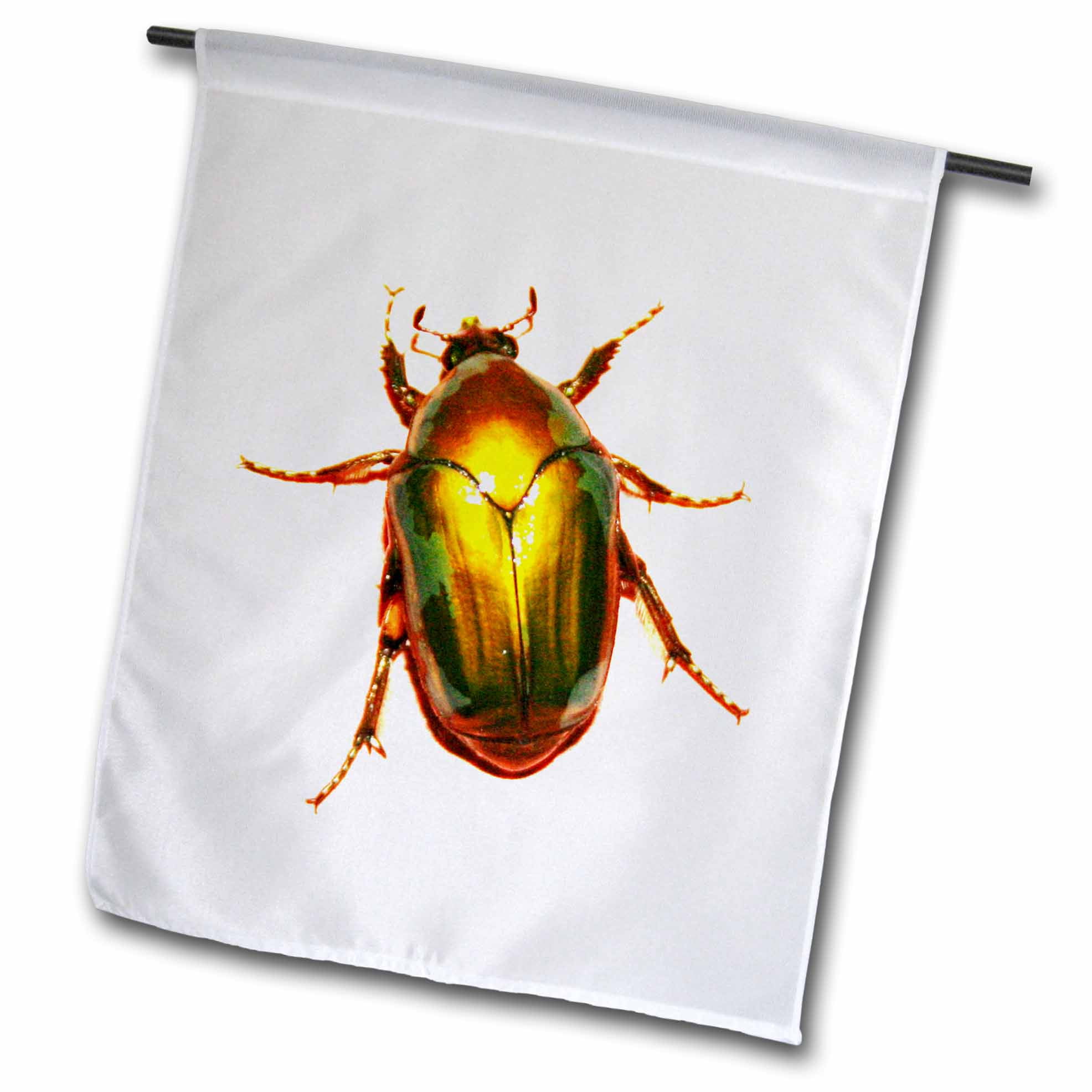 3dRose Golden Scarab Beetle - Garden Flag, 12 by 18-inch - Walmart.com