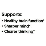 Equate Memory Support Dietary Supplement Capsules, 30 Count, Compare vs ...