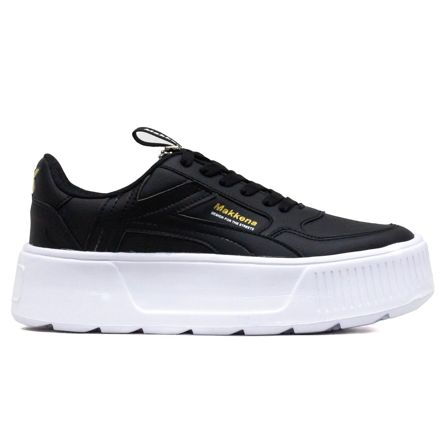 Tenis Para Mujer MAKKENA TENNIS 7030 negro 25.5 | Bodega Aurrera en línea