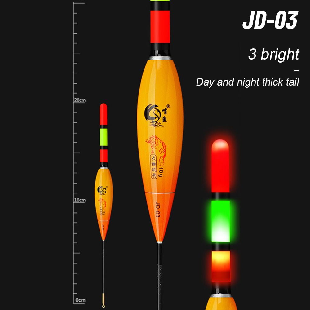 Smart Sensor Buoy Strike Slip Drift Tube LED Light Floats Bobbers Light ...
