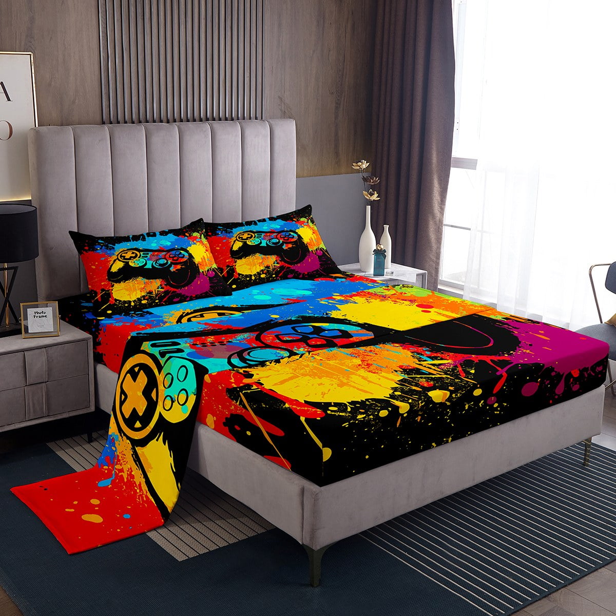 Click here for Erosebridal Boys Game Gaming Gamer Sheet Set Full... prices