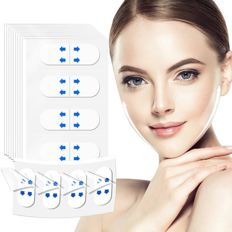 Buy Face Lift Tape, 40pcs Instant Face Lifting Tape Invisible for Lift ...
