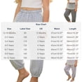 AGKIZG Plaid Lace Proof Loose Wide Leg Long Pants for Girls Summer ...