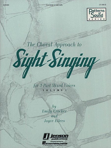 CHORAL APPROACH TO SIGHT SINGING VOL1 TEACHERS EDITION - Walmart.com