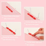 50 Pcs Prong Paper Fasteners Durable Plastic Filing Fasteners Colored ...