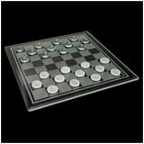 Spin Master Games Chess & Checkers Set with Frosted & Clear Pieces, 9 ...