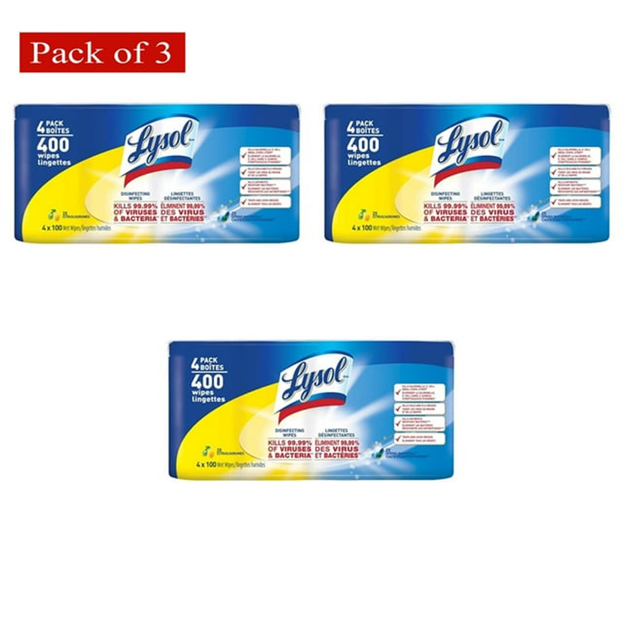 Click here for Lysol Disinfecting Wipes - 4x100ct - Disinfectant... prices