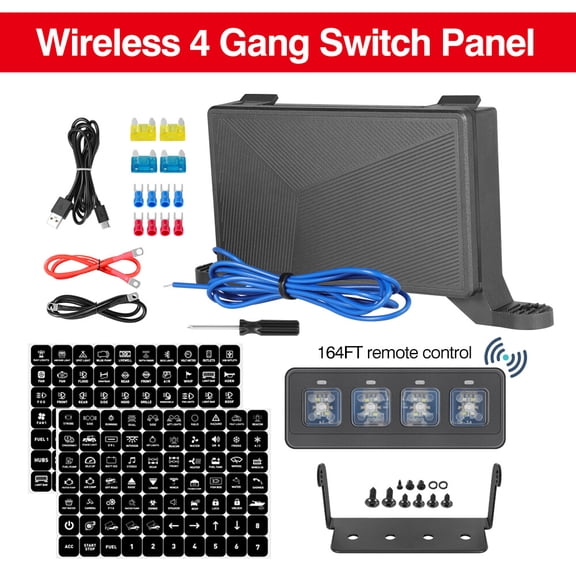 TYPE S - Elevate LYNX 6 - 6-Switch Control Panel & Power Hub - 12V ...