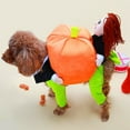 Hobeauty Pumpkin Pet Costume Halloween Pet Costume Cute Pumpkin Design ...