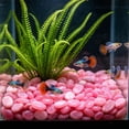 200pcs Luminous Artificial Glowing Stone Pebbles, Aquarium Landscape ...