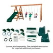 Swing-N-Slide Pioneer Deluxe DIY Play Set Hardware Kit - Outdoor Kids Backyard Swing Set ...