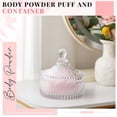 ACDANC 2 Pcs Extra Large Dusting Powder Puff and Container for Women-6 ...