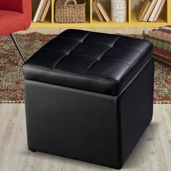 Storage Ottoman Cubes Foot Rest - Walmart.com