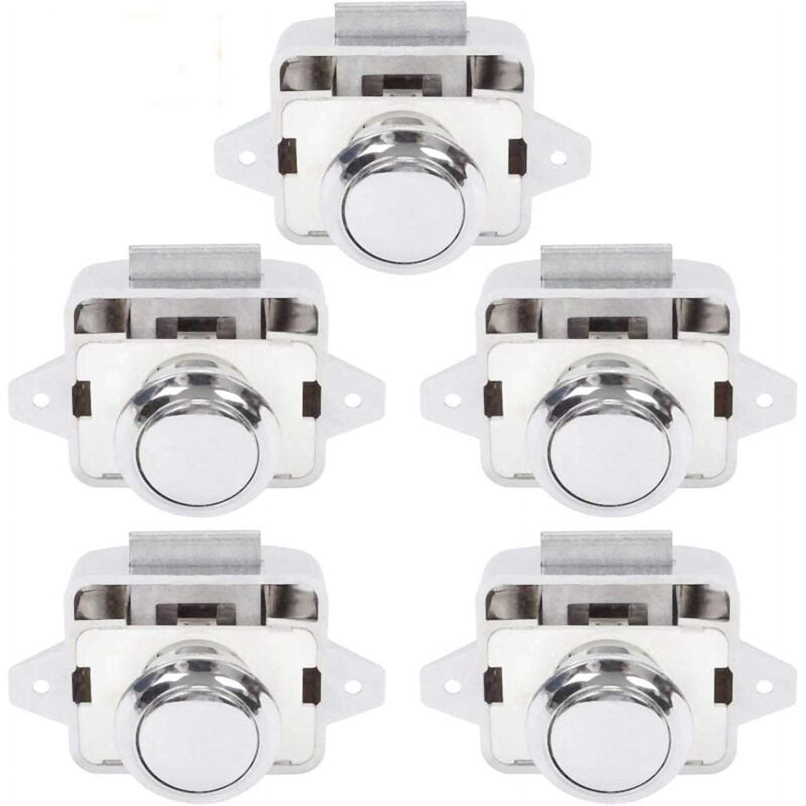 Push Button Motorhome - Lock Latch Door Closer Cupboard Button for RV ...