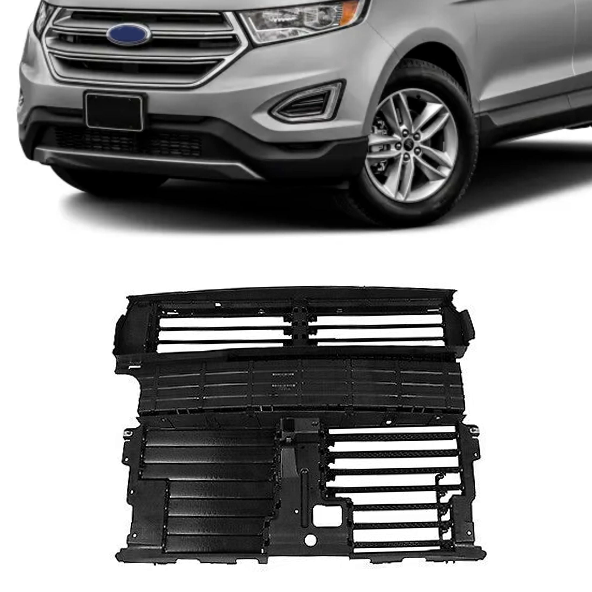 Front Radiator Shutter Assembly For 2015 2016 2017 2018 Ford Edge ...