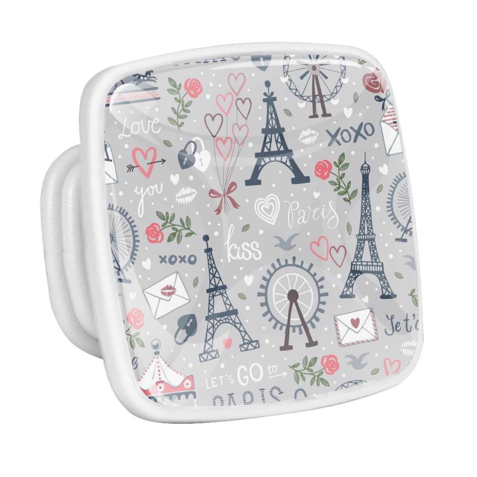 4PCS Square Cabinet Fluorescence Knob Glowing in the Dark Furniture ...