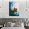 Affixzi HAND God Save Me Jesus Christ Print, Wall Art, Living Room ...