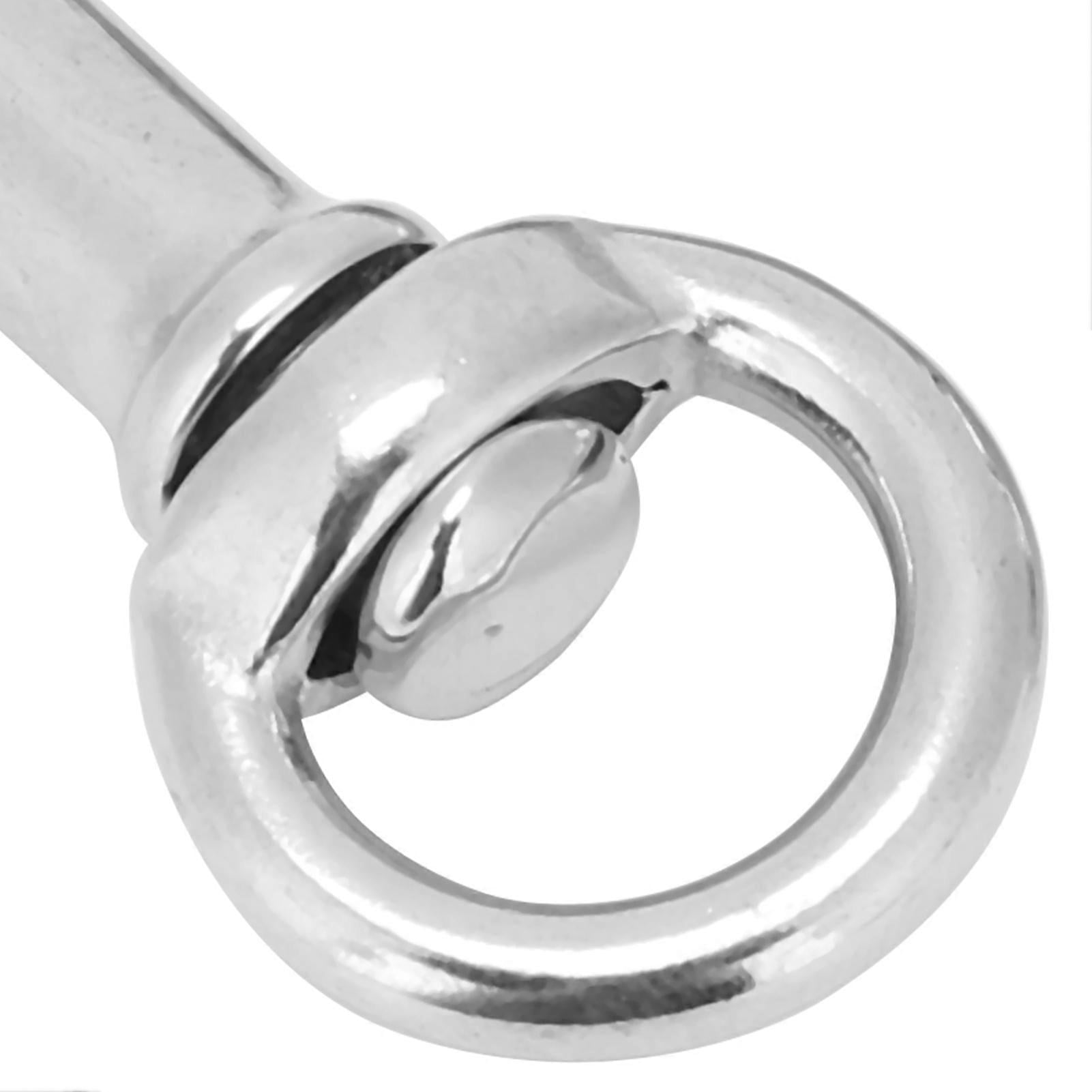 2 Pack 316 Stainless Steel 68mm Single End Diving Swivel Snap Hooks ...