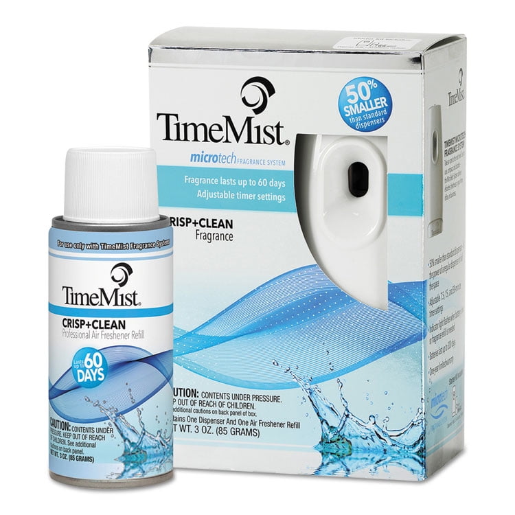 TimeMist MicroTech Metered Air Freshener Dispenser & Refill Kit 3 oz ...