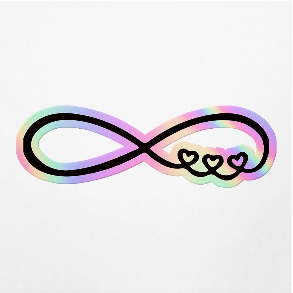 Vinyl Stickers Decals Of Infinity Illustration V3 - Apply On Any Smooth ...