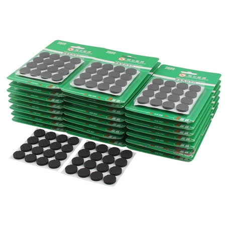 Furniture Foam Round Anti Scratch Foot Pads Mats Protector Black 18mm ...