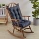 Sweet Home Collection 2 Piece Tufted Non Slip Rocking Chair Cushion Set ...