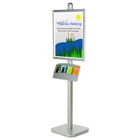 M&T Displays WindPro Weather and Wind Resistant Outdoor Pavement Curb ...