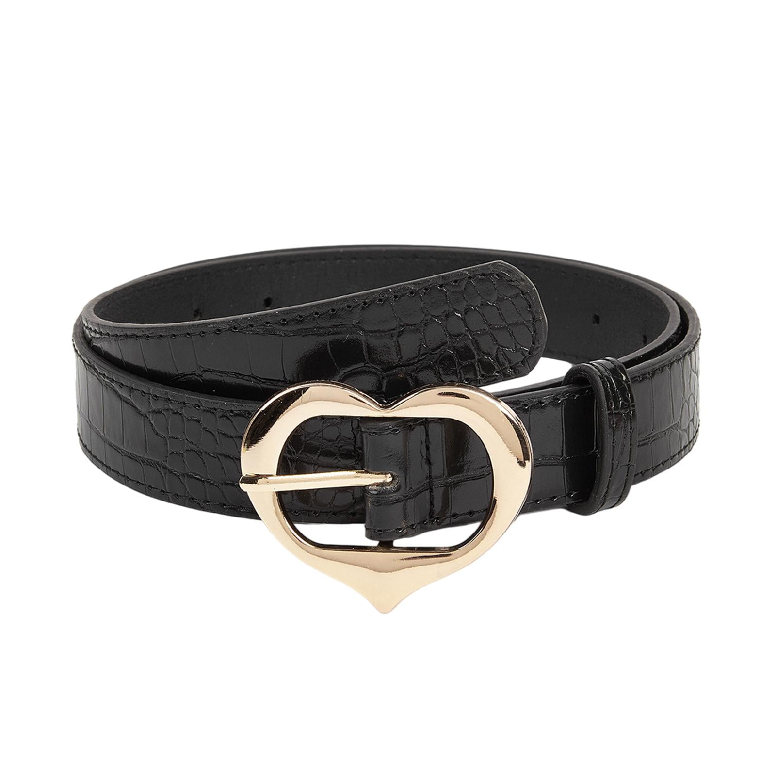 Click here for Bunblic Women Belt Waist Belt With Heart Buckle Pi... prices