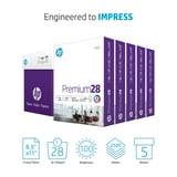 "HP Bright Office Copier Inkjet Printer Paper - Premium 28 lb., 8.5"" x ...