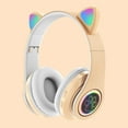 TOUMENY B39 Bluetooth Headset, LED Flashing Wireless Ears for Kids ...