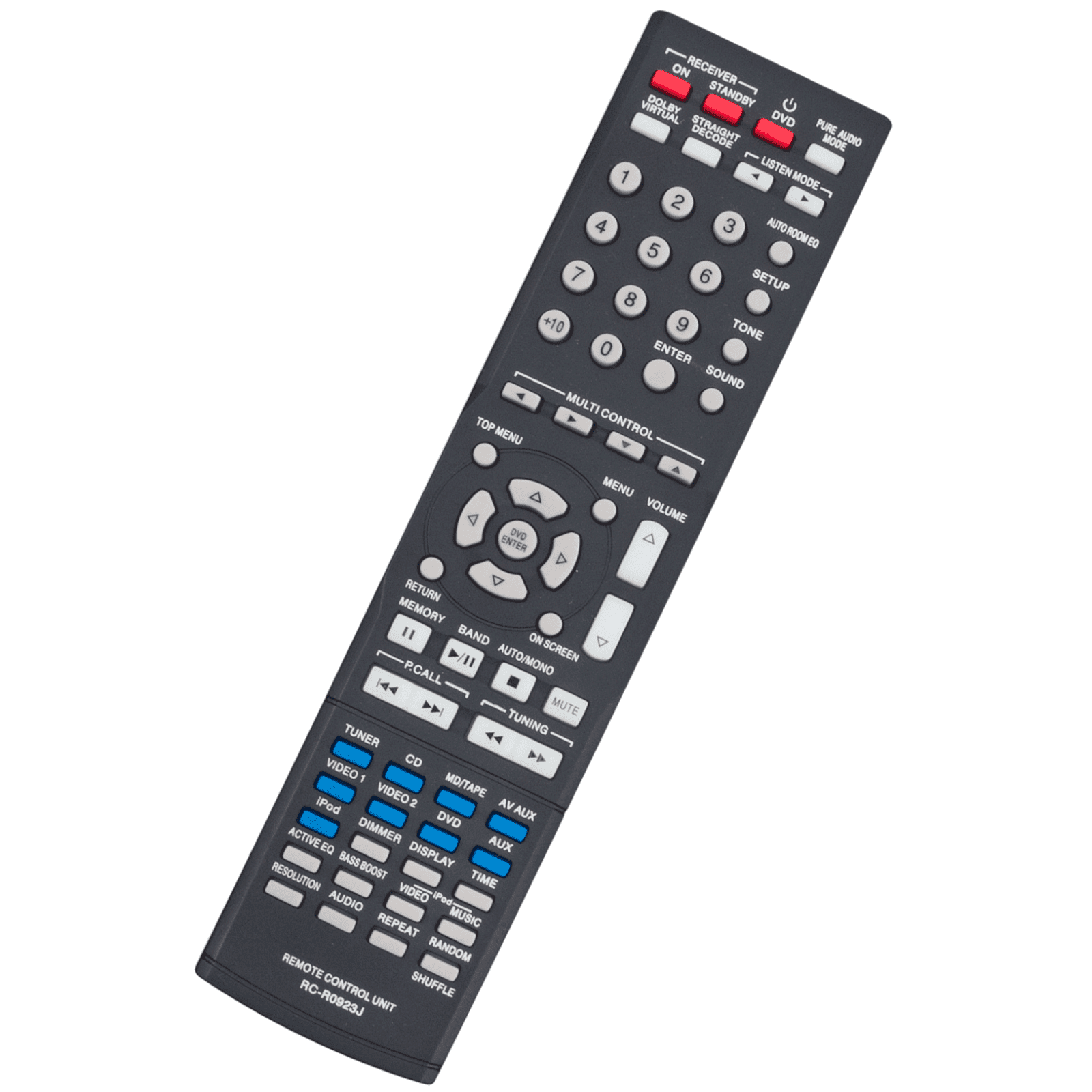 RC-R0923J Replace Remote Control for Kenwood AV Receiver KRF-V7300D KRF ...