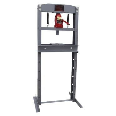 BIG RED Steel H-Frame Hydraulic Garage/Shop Floor Press with Stamping ...