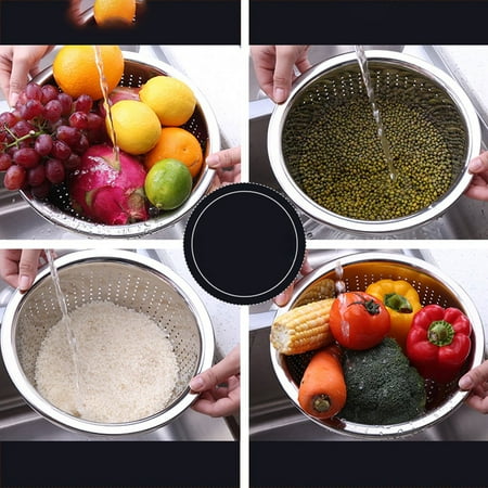 Thickening 304 Stainless Steel Filter Plate Tray Fruit Dish Washing ...